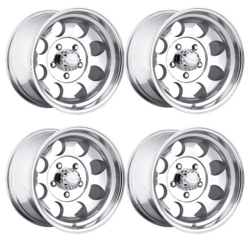 Set 4 15" Pacer 164P LT Mod Polished 15x8 Wheels 6x4.5 -19mm Rims | eBay