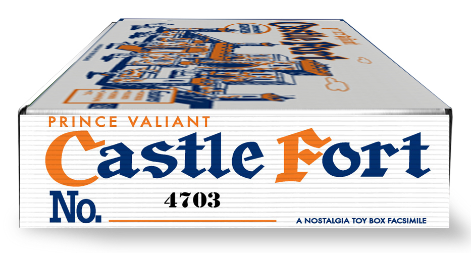 Marx Prince Valiant Castle Fort Play Set Box | eBay