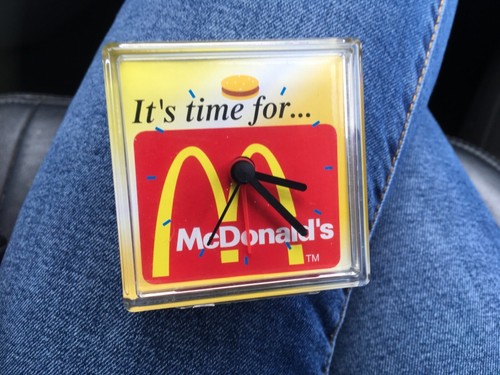 VINTAGE RARE! Ronald McDonald McDonalds clock | eBay