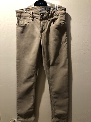 Volcom Jeans Nova Solver Modern Straight Leg Mens- Size 30 X 32, Tan | eBay