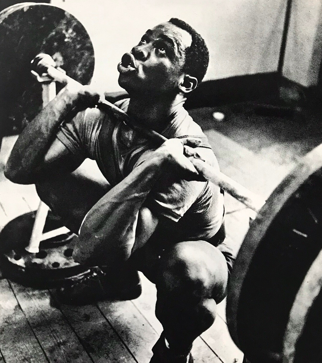 Study of Louis Martin Olympic weightlifter 1960 by Roger Mayne | eBay UK