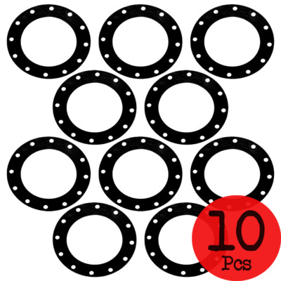 Lot of 10 pcs. Nitrile Rubber Flange Gasket Size 12 Inch #150 Bolt ...