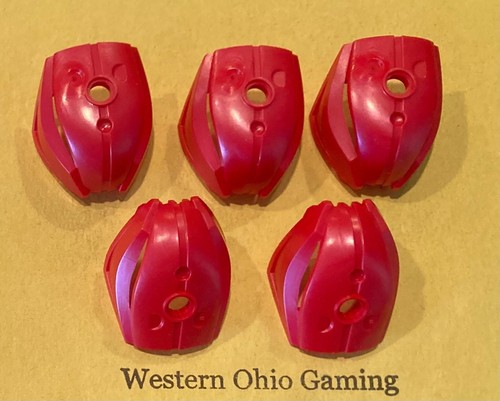 Lego Bionicle 5 x 44807 Pearl Red Rahkshi Head USED | eBay