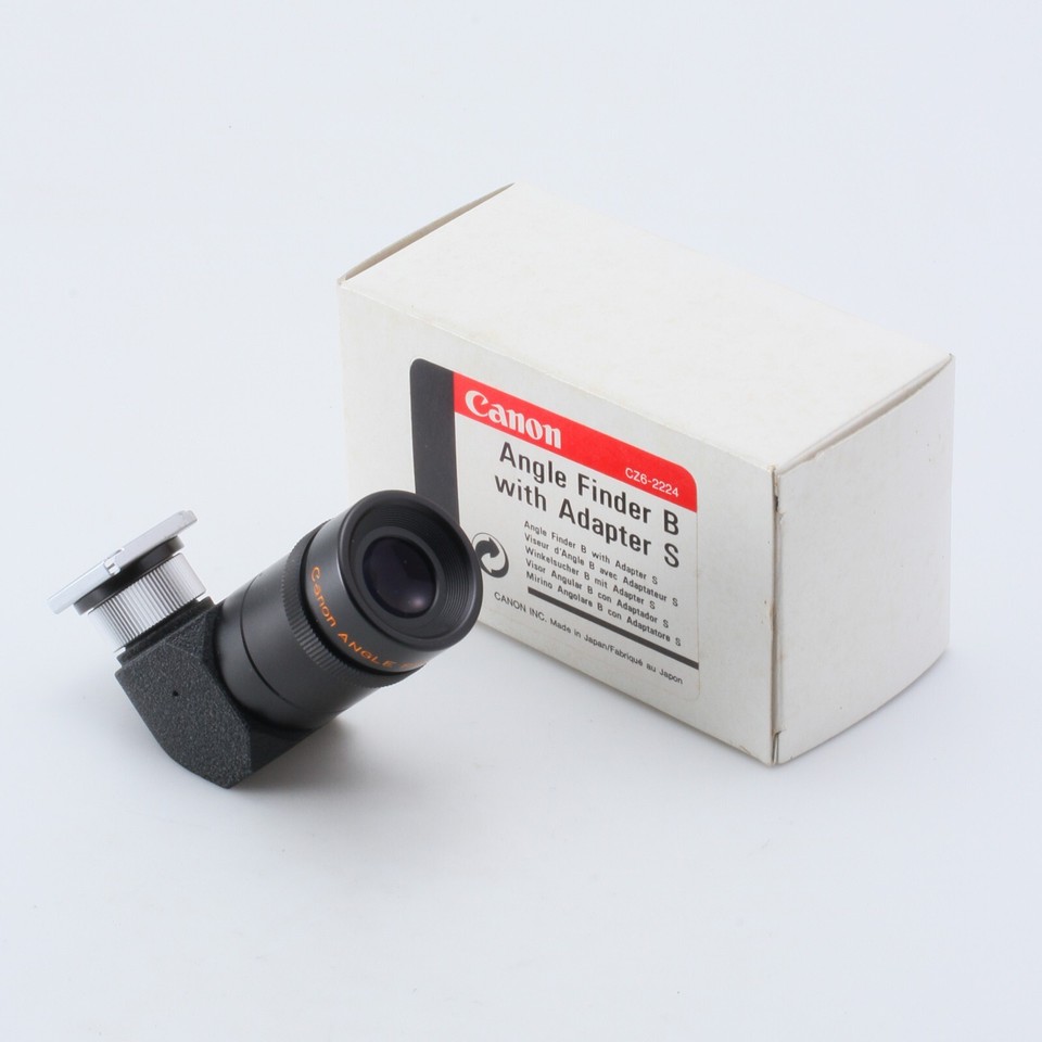 【MINT】Canon Angle Finder B with Adapter S for EOS 1N,NewF1 F1 A1 in Box ...