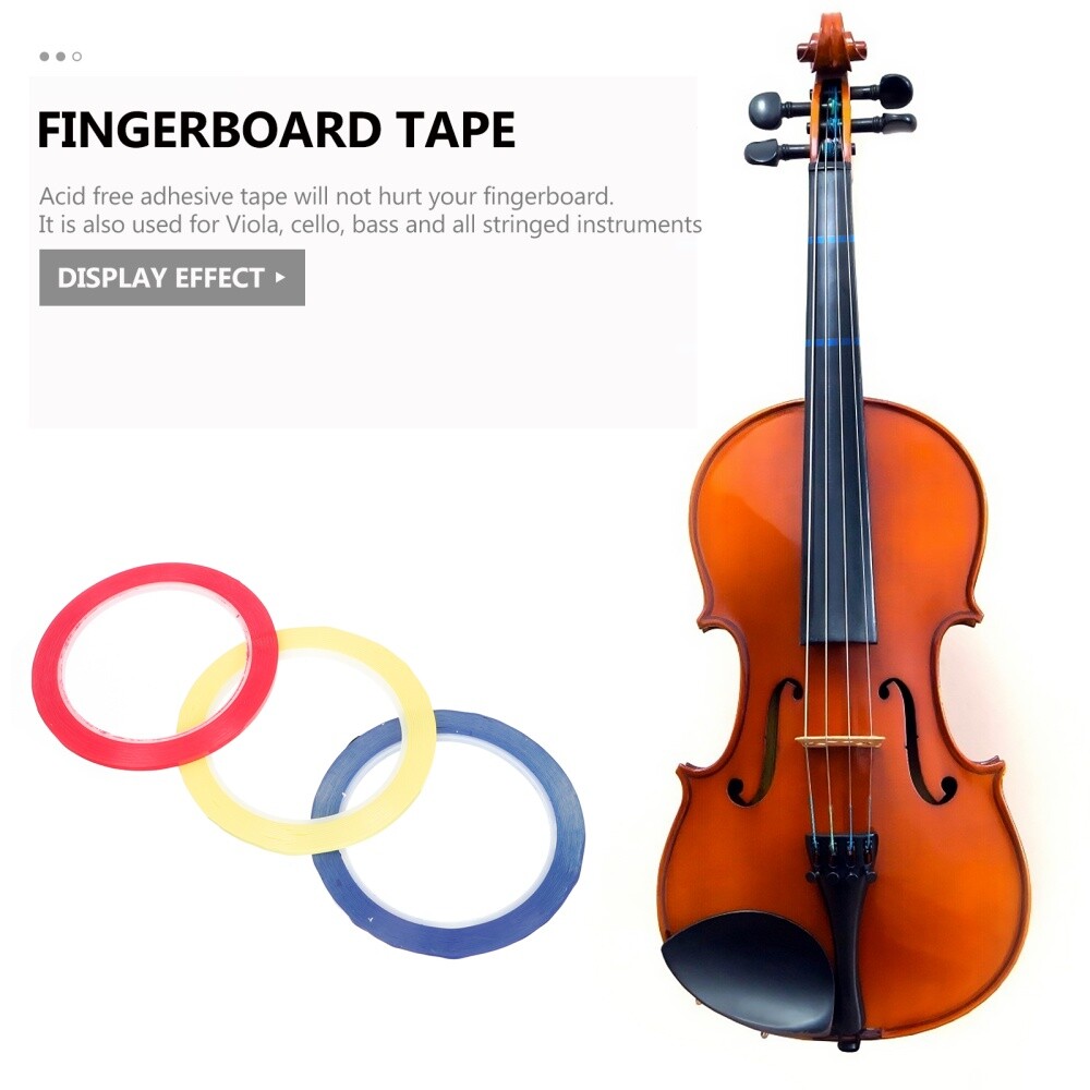 3Pcs mini violin tape Stickers Violin Finger Chart Tape Whiteboard Tape ...