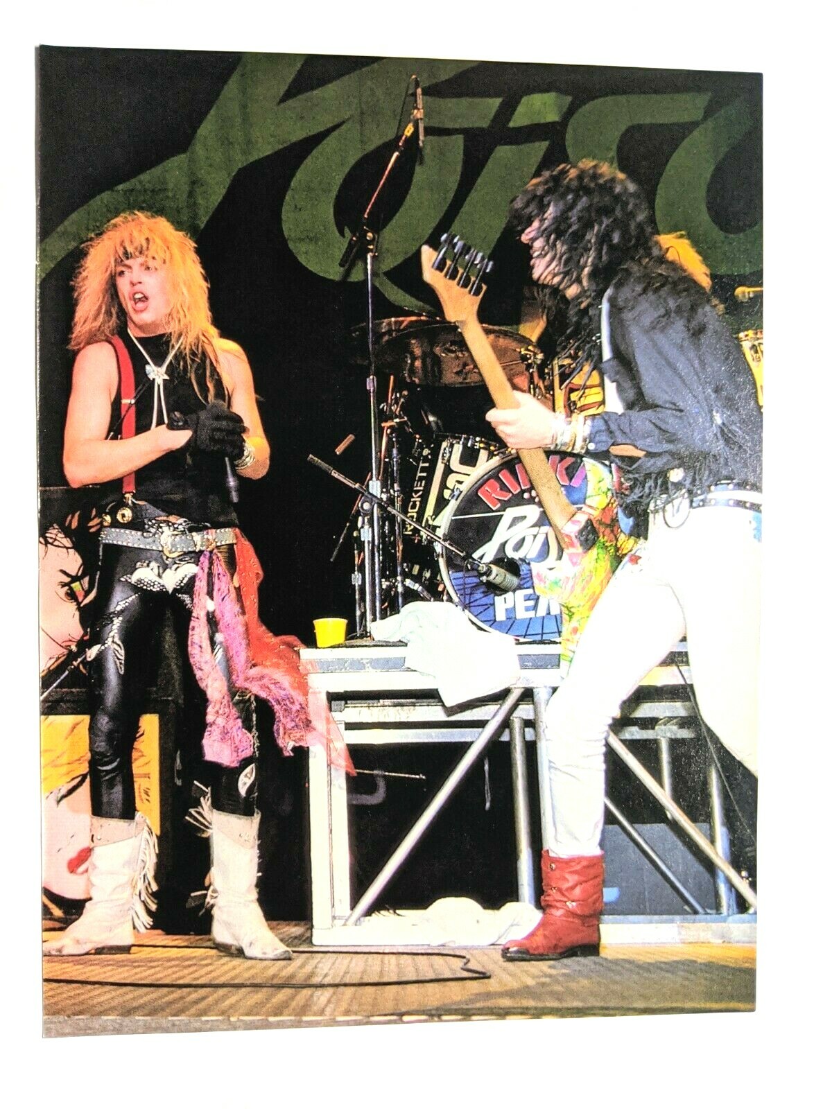 POISON LIVE IN CONCERT / MAGAZINE FULL PAGE PINUP POSTER CLIPPING (2 ...