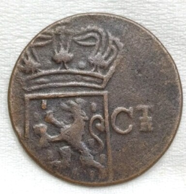 Netherlands East Indies 1 Cent/Duit 1837 V -Willem I ( NEDERL INDIE ...