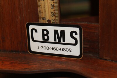 Vintage Coal Mining Decal Sticker CBMS | eBay