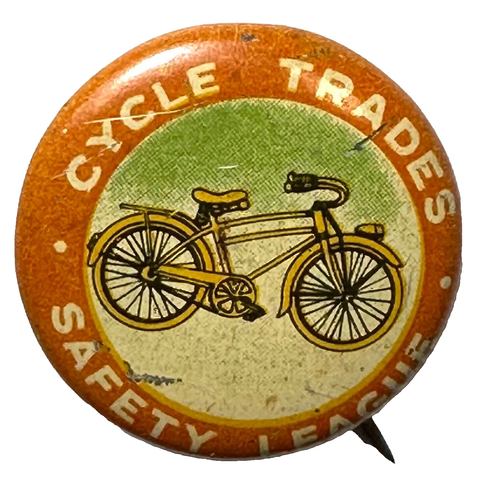 Cycle Trades Safety League 7/8” Metal Pinback Button | eBay