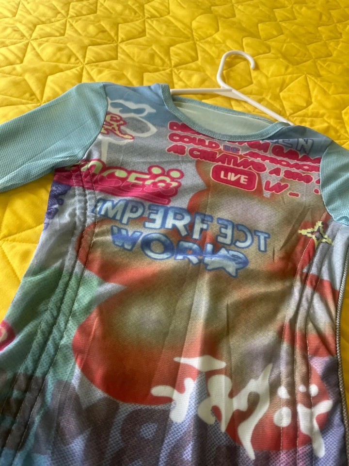 MESH HARAJUKU FAIRY CORE KAWAII BLUE GRAPHIC CROP DRAWSTRING CINCH TIE ...