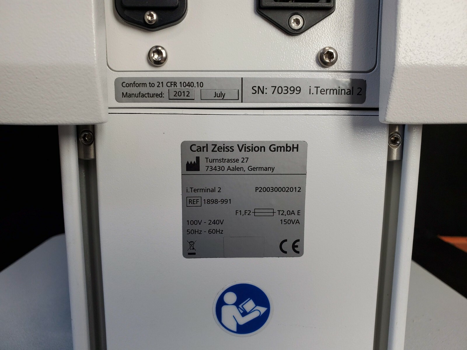 ZEISS I.terminal 2 Centration Stand for Optical Dispensing for sale ...