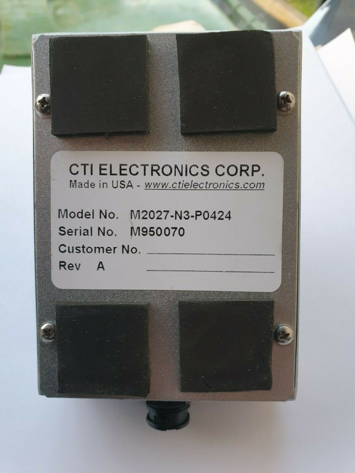 CTI ELECTRONICS M2027-NE-P0424 REV A JOYSTICK CONTROLLER (IN37S2) | eBay