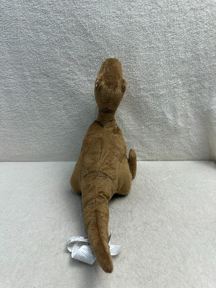 Ikea Jattelik Brown T rex dinosaur raptor soft toy plush | eBay UK