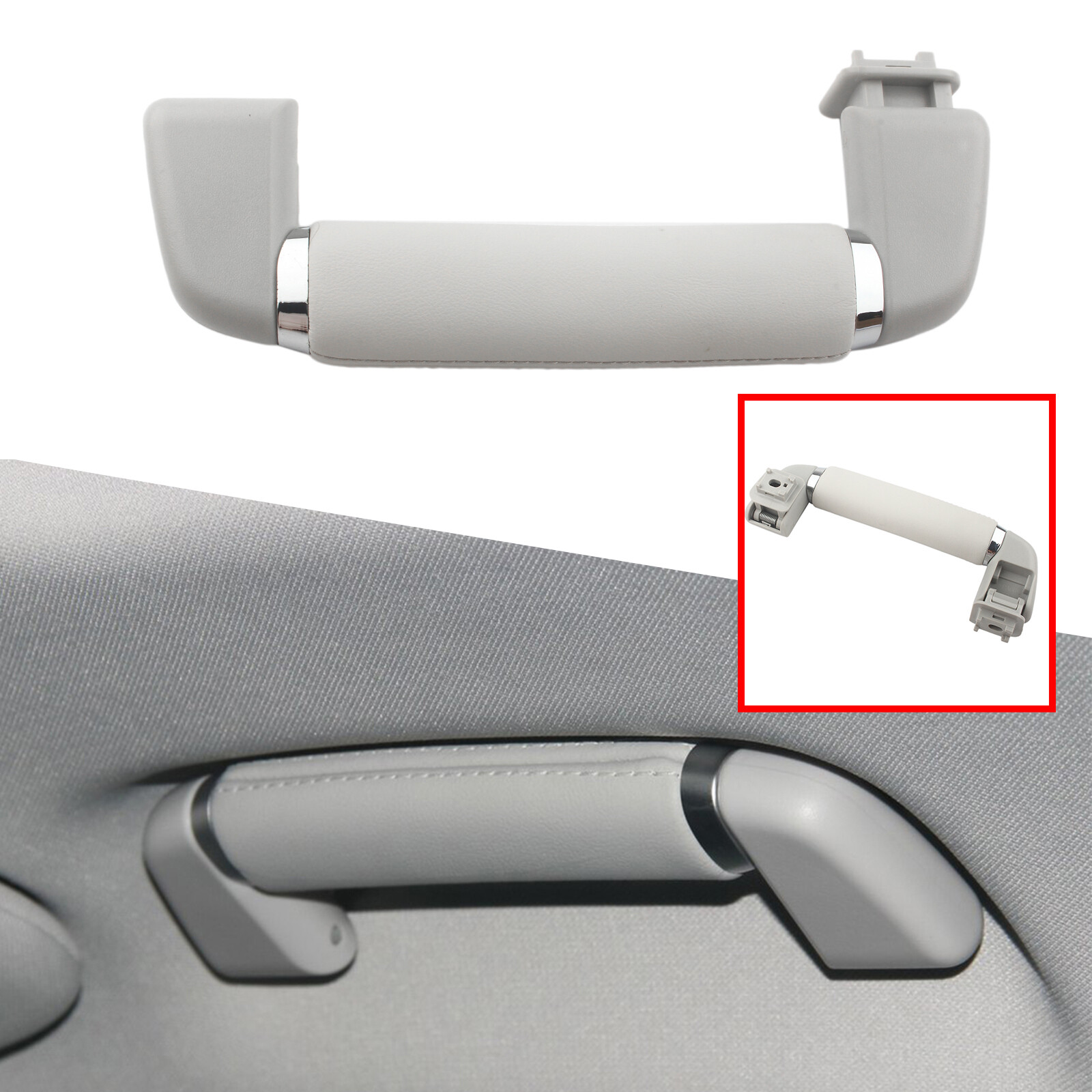 Second Row Interior Roof Grab Handle Grey For Land Rover Range Rover ...