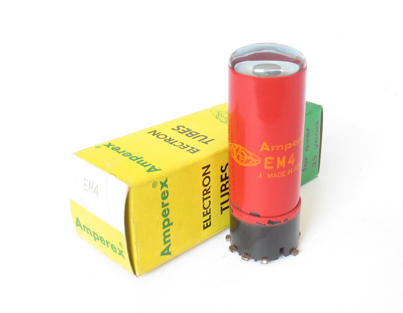 EM4 Tube Amperex- Made in Austria - Magic eye - NOS 1 PZ | eBay