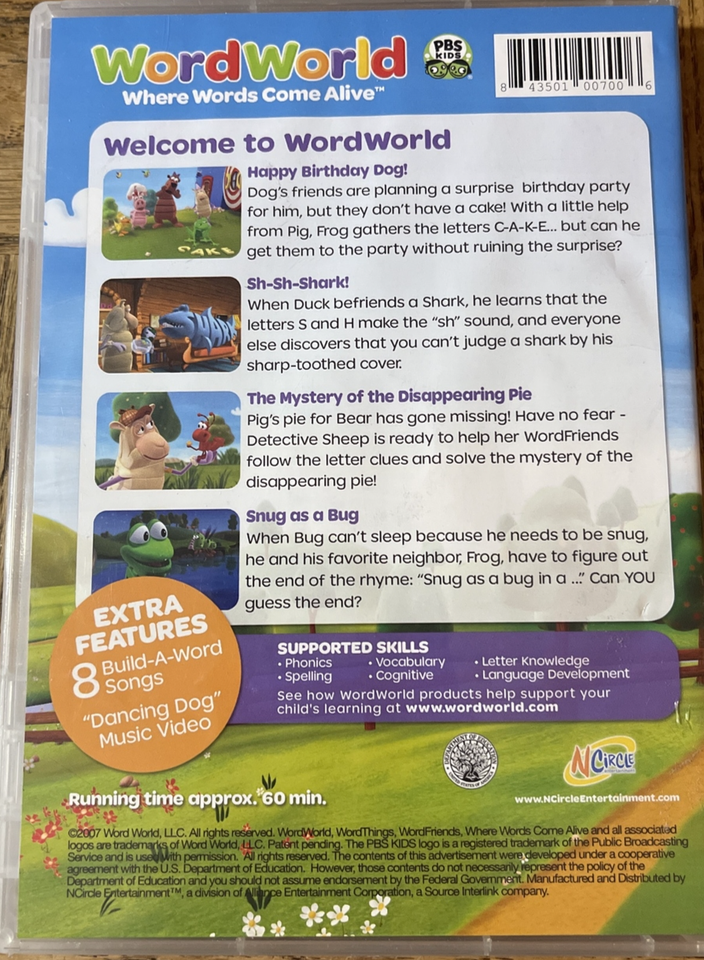 Word World Welcome To Wordworld DVD | eBay