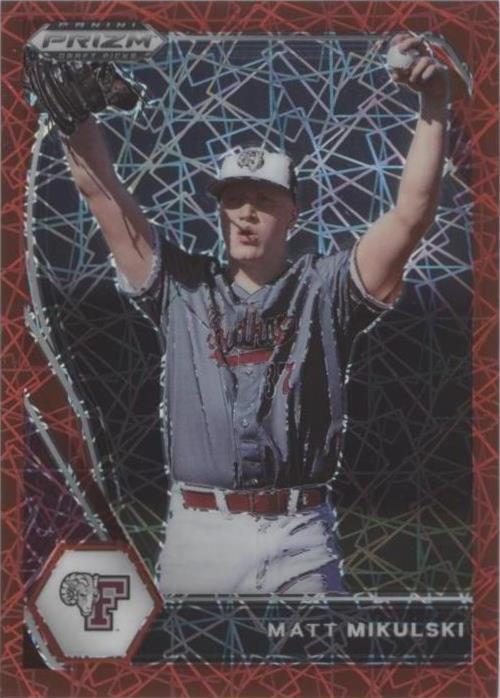 2021 Panini Prizm Draft Picks - Matt Mikulski #PDP50 Red Velocity Prizm (RC) for sale online | eBay