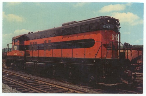 Bessemer & Lake Erie Railroad Train Engine SD7 Switcher Locomotive 453 ...