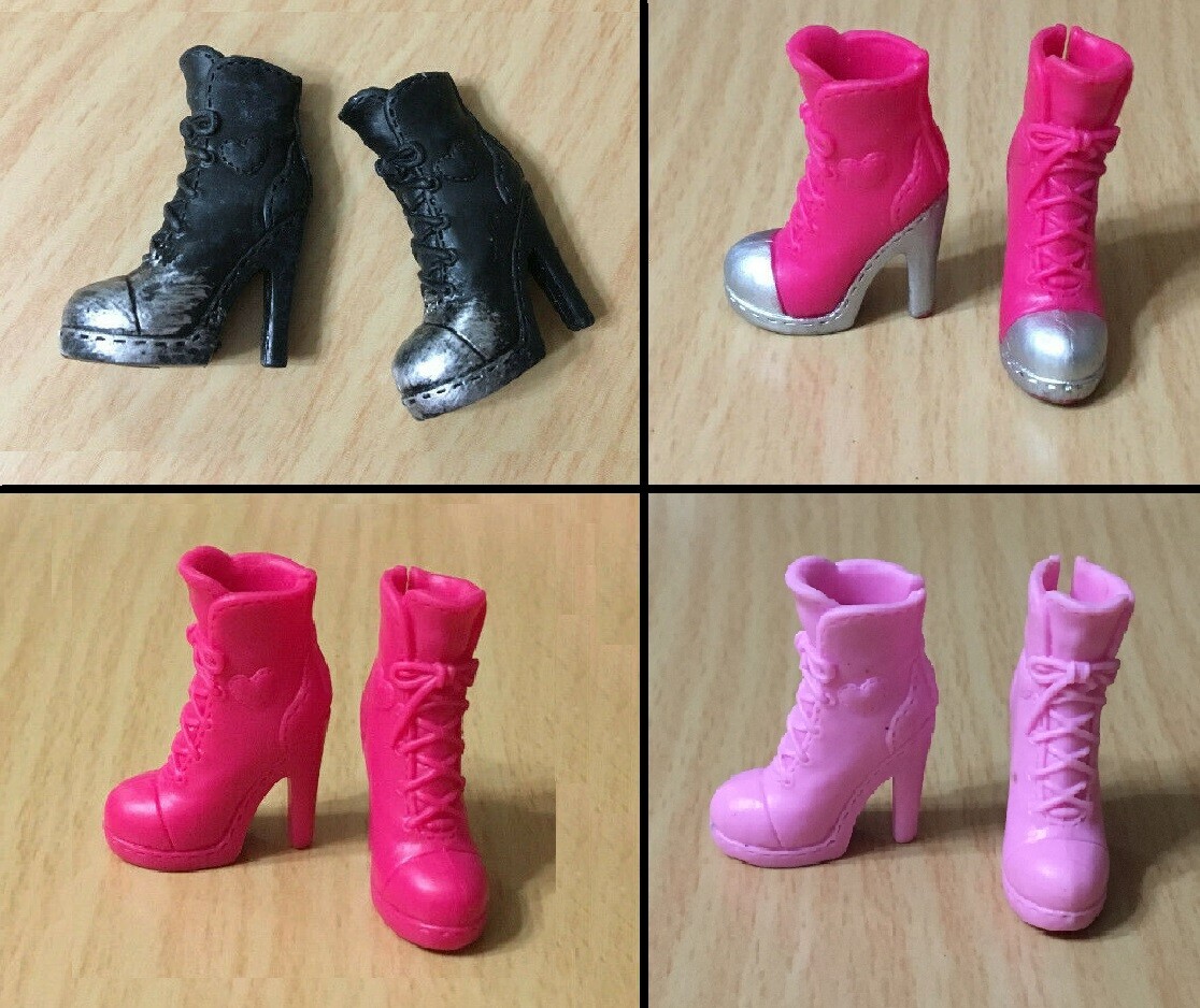 Barbie Doll Fashionistas Life In The Dreamhouse Lace Up Boots Shoes ...