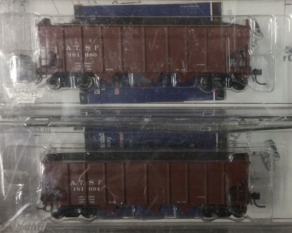 Broadway Limited H.O. Scale ATSF 6-Pack Hopper Car W/ Coal Loads | eBay