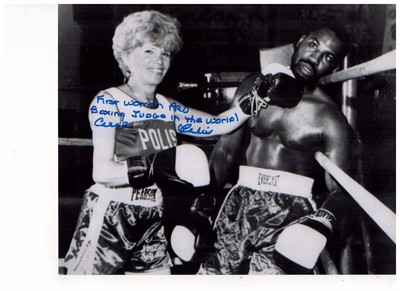 CAROL POLIS-FIRST WOMAN PRO BOXING JUDGE IN WORLD- signed 8x10 Photo ...