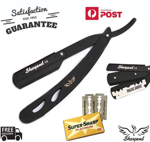 Sharp Barber Salon Straight Cut Throat Shaving Razor Shavette RASOIRS ...