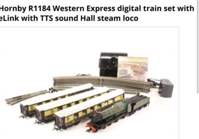 Hornby R1184 Western Express Digital Train Set With TTS Sound | eBay UK
