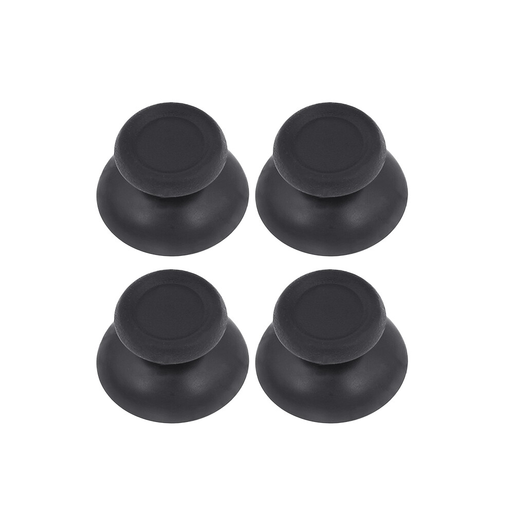 2PCS Black Grey Rubber Joystick Cap for PS4 Slim & Pro Controller ...