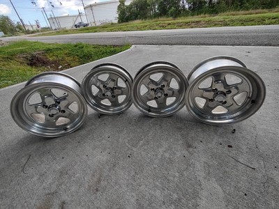 vision wheel nitro series T-521 DRAG SET W/15" SKINNIES 4X4.25 | eBay
