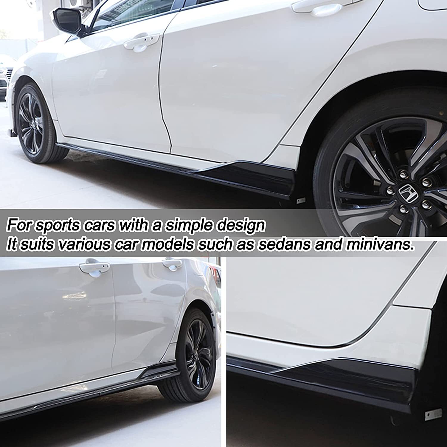 2010-2022 Subaru Legacy 86.6'' Side Skirt Extension Lip Rocker Panel ...