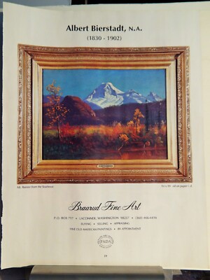 ALBERT BIERSTADT / CONRAD BUFF ART PIECES ORIG VTG 2003 ADVERTISEMENT ...