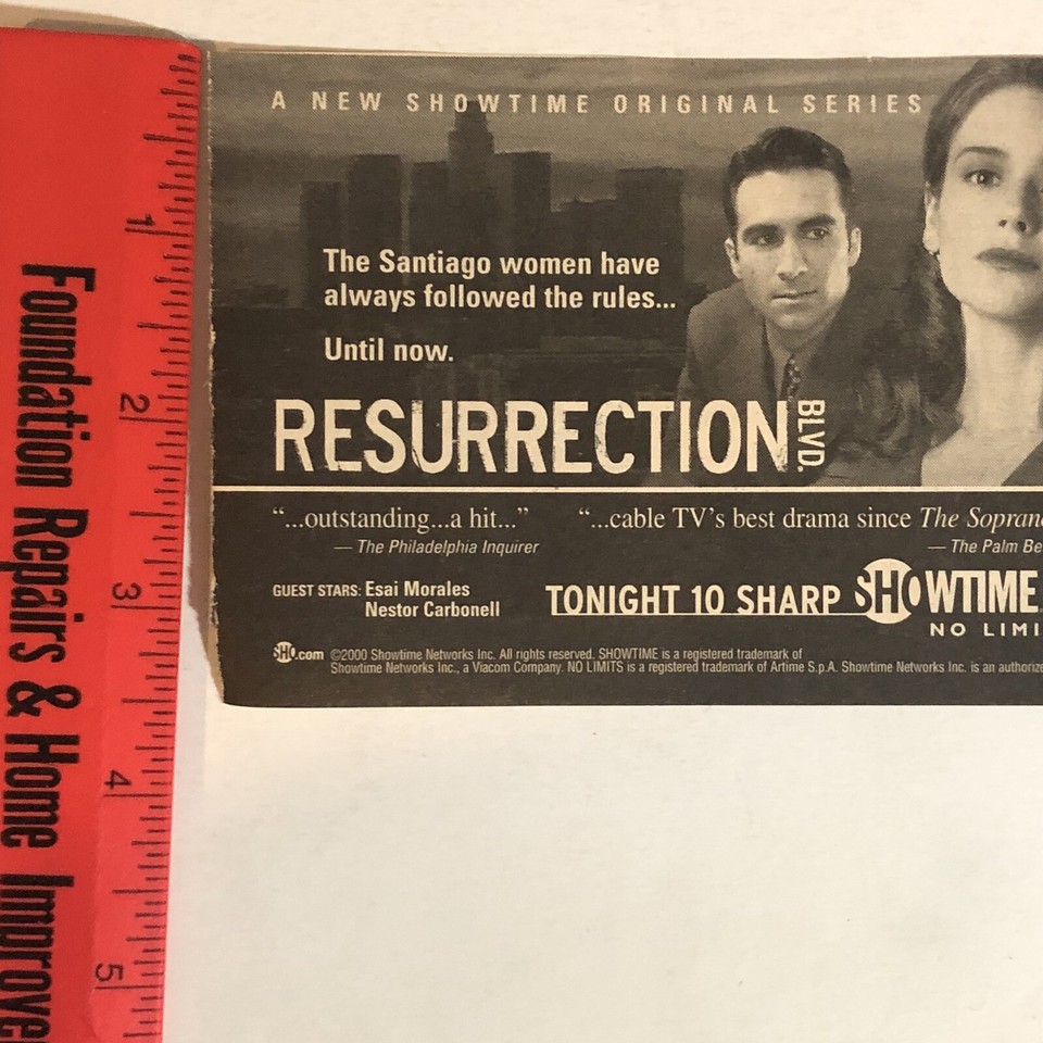 Resurrection Blvd TV Guide Print Ad Nestor Carbonell Esai Morales TPA6 ...