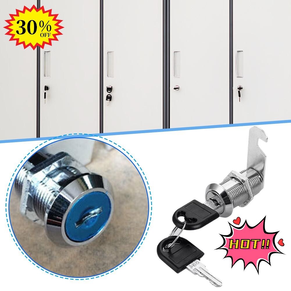 16mm-40mm Cam Lock Door Barrel Drawer Cabinet Mail Box Locker Cupboard ...