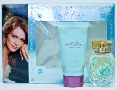 Hilary Duff With Love 2 Pcs Women Gift Set EDP 3.3 oz, Moisturizing ...