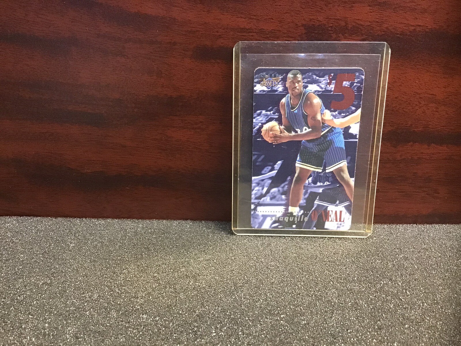 1996 Classic Clear Assets Phone Cards $5 Shaquille O'Neal # 1 Of 20 ...