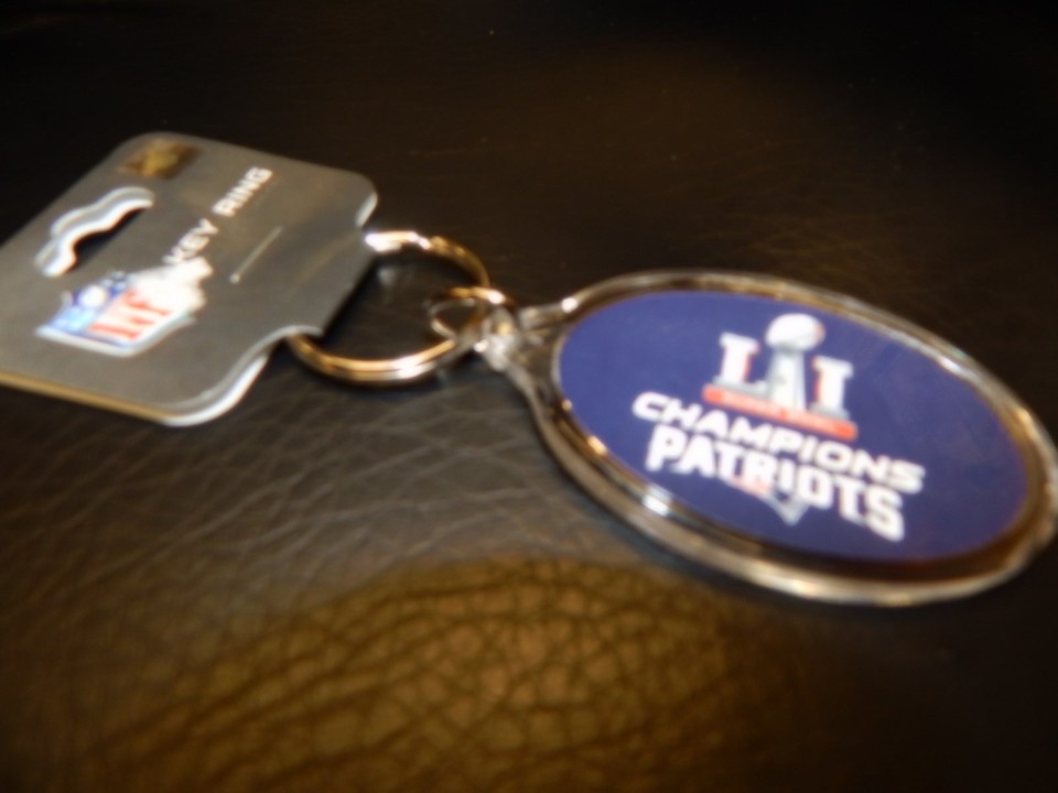 NFL New England Patriots Super Bowl LI Champions WinCraft Acrylic Key ...