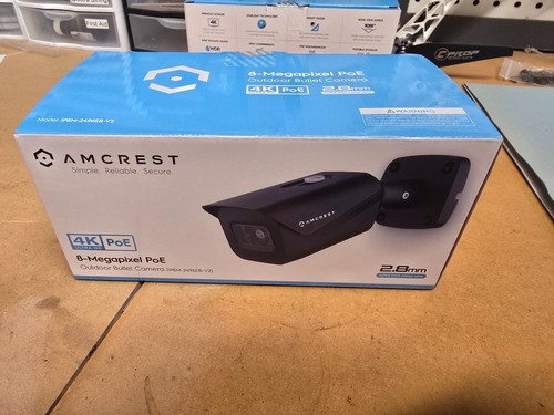Amcrest UltraHD 4K (8MP) Bullet POE IP Security Camera IP8M-2496EB-V2 ...