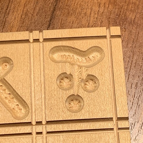 Wooden German Springerle Speculaas Butter Cookie Stamp Press Mold 8 ...