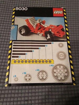 Lego 8030 Universal Building Set 1982 Original Instructions - Ships ...