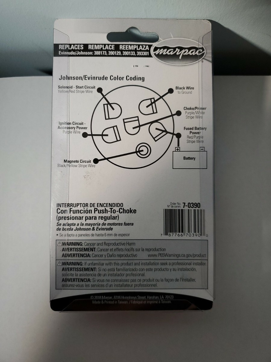 Evinrude Outboard Ignition Switch Diagram Boat Outboard Ignition
