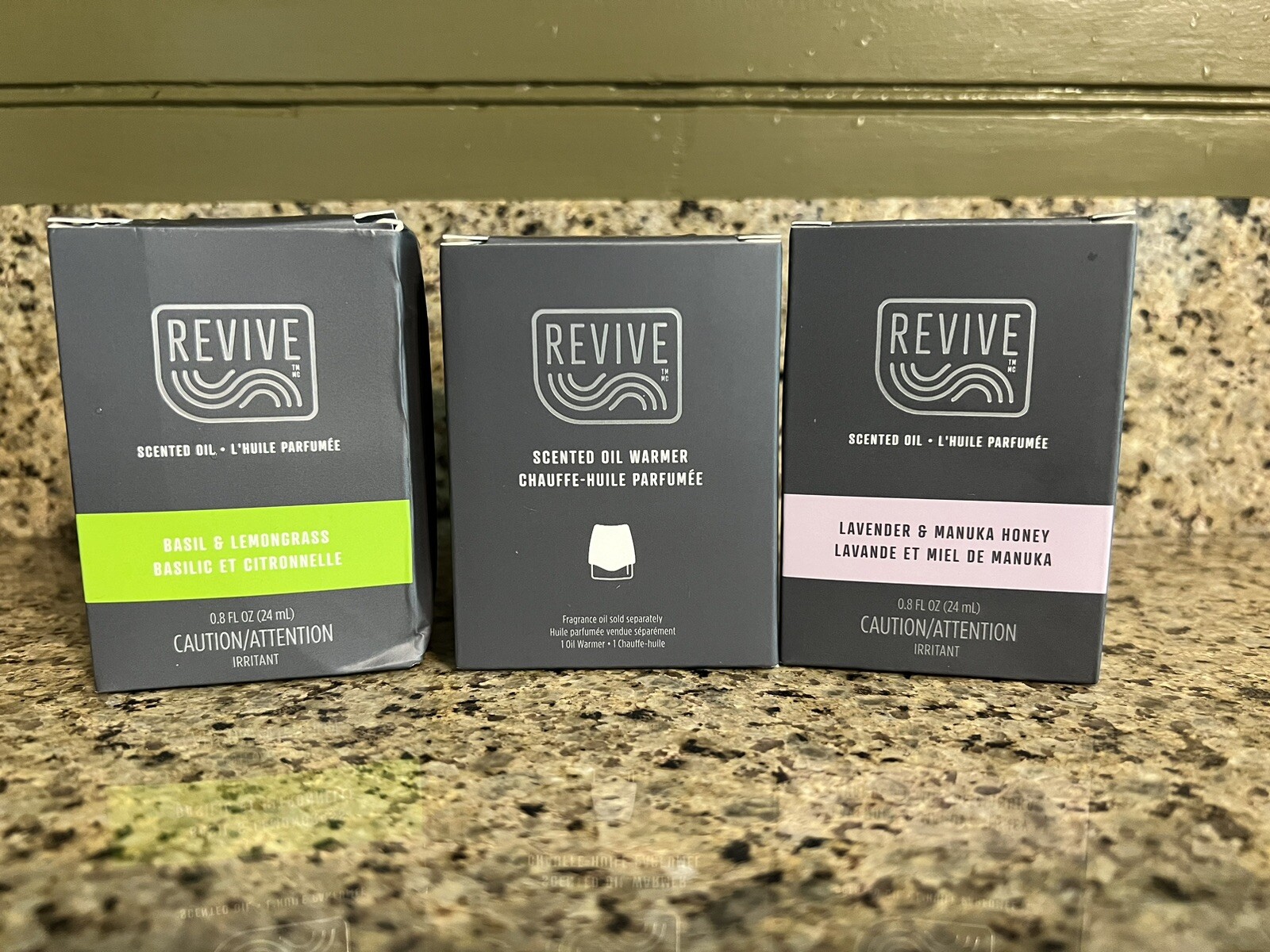 Melaleuca Revive Oil Warmer Plug In Set Lavender Manuka Honey Basil ...