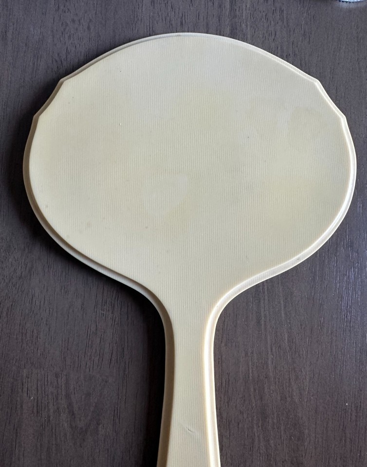 Vintage Du Barry Py-Ra-Lin Ivory Celluloid Hand Beveled Mirror Art Deco ...