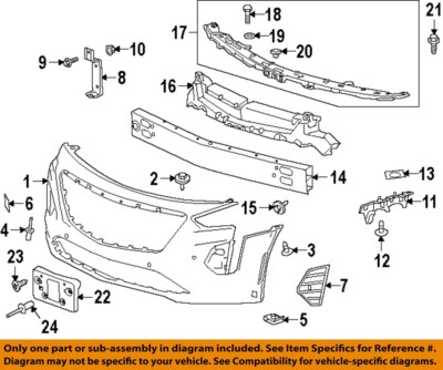 GM OEM 19-20 CT6 Front Bumper Bumper Components-Impact Bar 84156156 | eBay