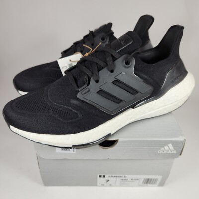 Adidas Ultraboost 22 Mens 7, Womens 8 Running Shoe Black White GX3062 ...