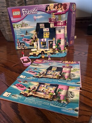 Lego 41094 Friends Heartlake Lighthouse 100% Complete With Mini Figs ...