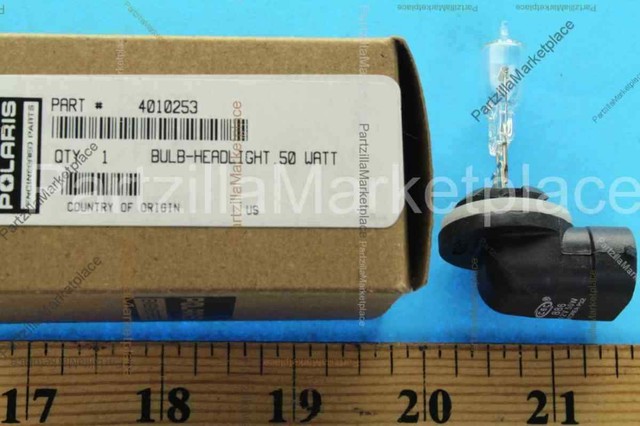 NEW Polaris .50 Watt Headlight Bulb 4010253 02-05 Sportsman 400 for ...