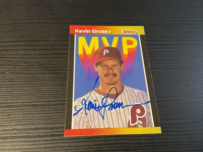 Kevin Gross Autographed Signed 1989 Donruss Card #BC-12 Phillies | eBay