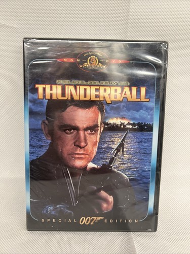Scellé Plastique Thunderball DVD Sean Connery Grand-écran Neuf État ...