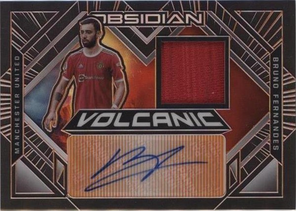 2021-22 Panini Obsidian - Volcanic Material Signatures Electric Etch ...