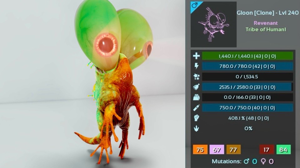 Level 232/240 Gloon ARK🦕 Survival Ascended ASA PVE PC/XBOX/PS | eBay